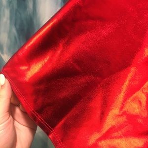 Shorts | New Sparkly Red Stretch Gymnastic Costume Shorts | Poshmark